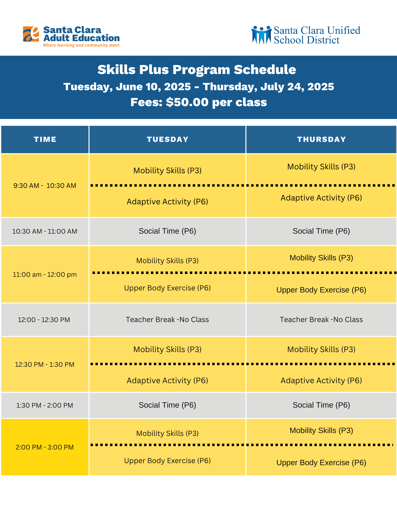 Skills Plus - Santa Clara Adult Education